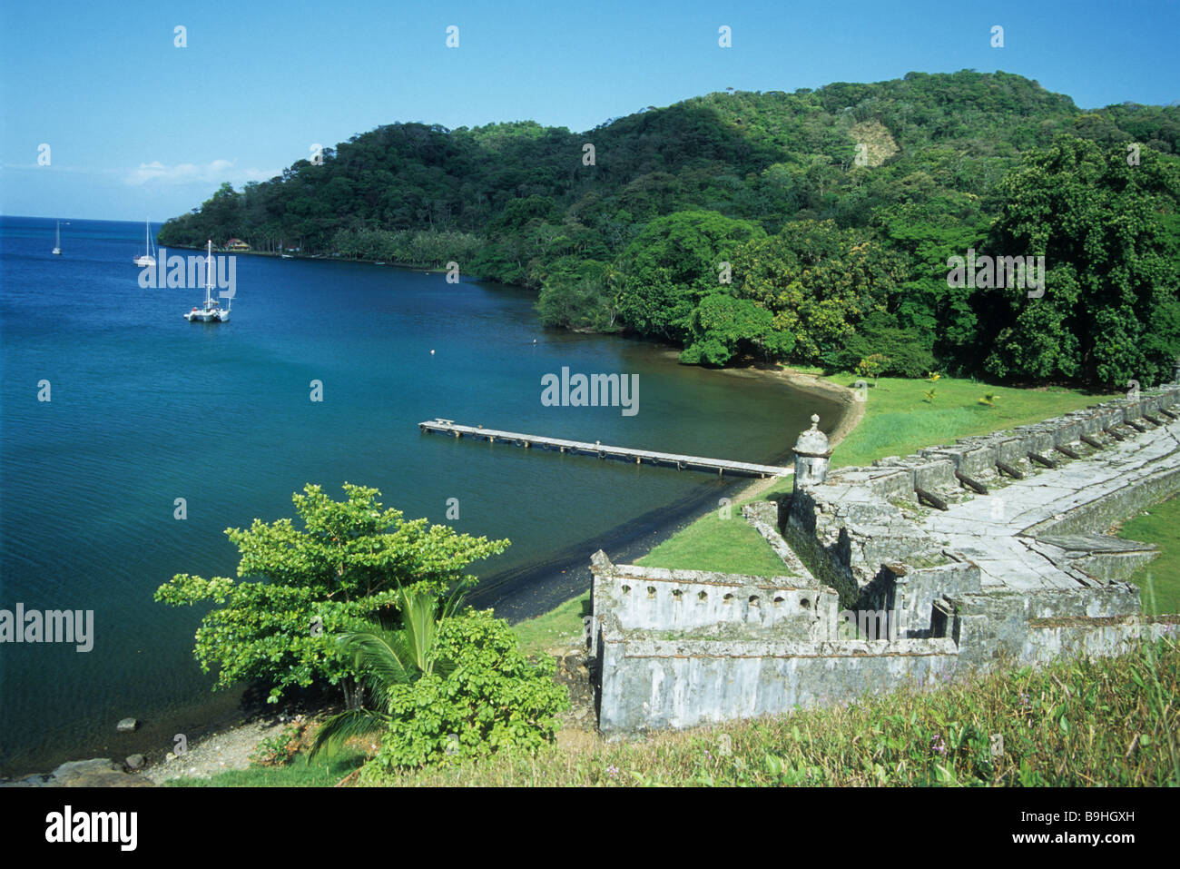 San Fernando fort, Portobelo, Colón Province, Panama Stock Photo - Alamy