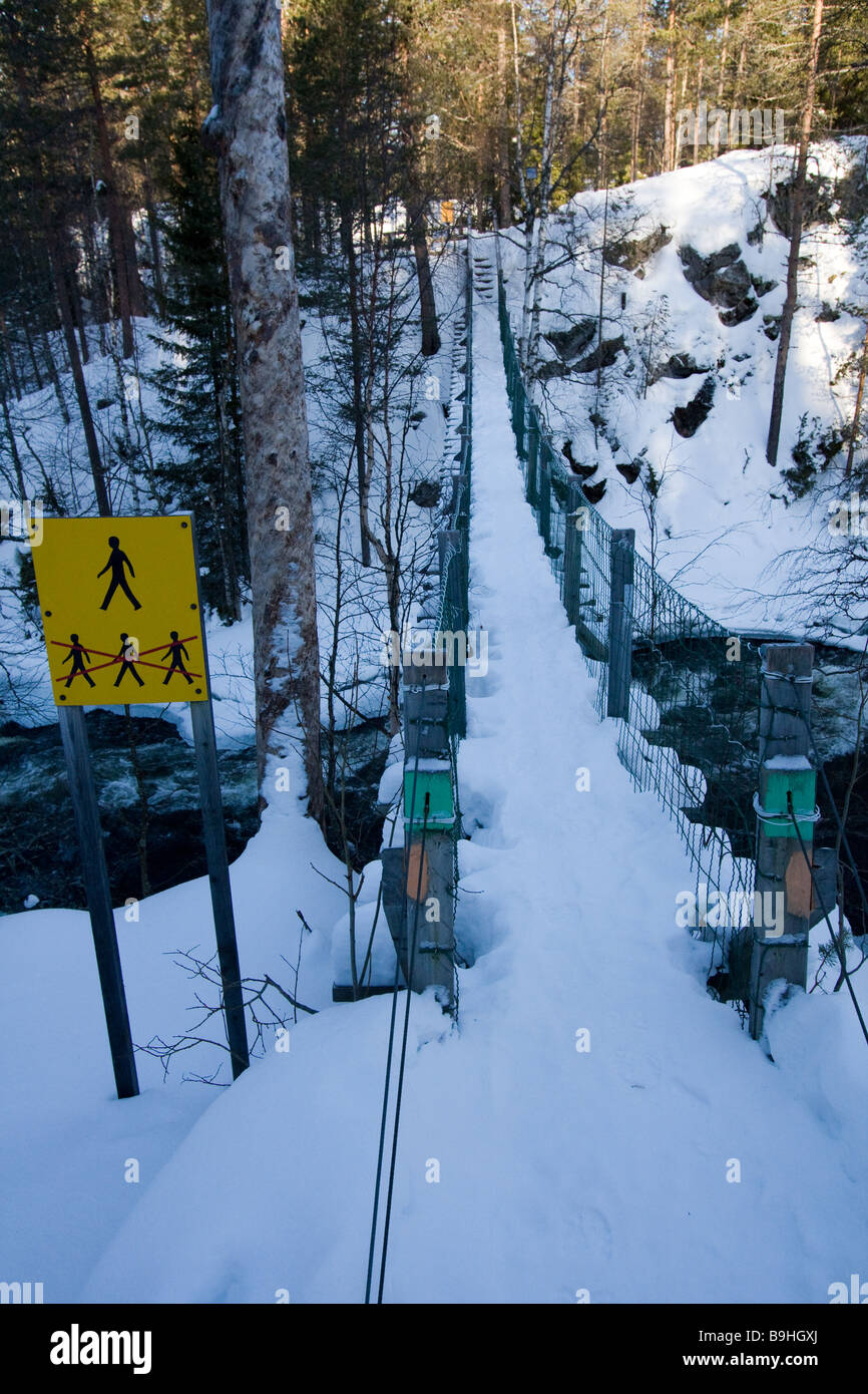 Winter in Oulanka National Park national park in Oulu and Lapland ...