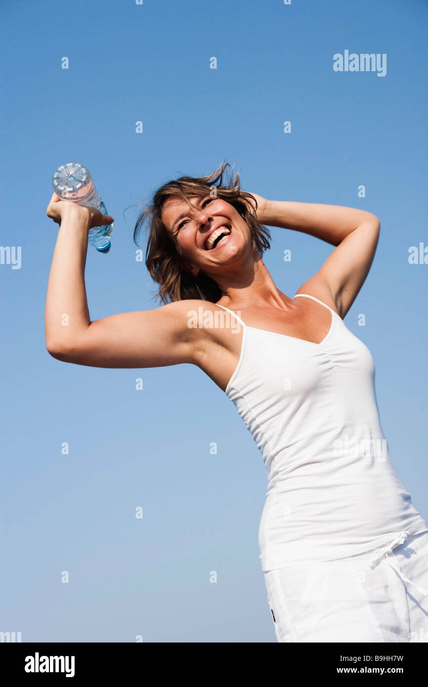 Woman having fun Stock Photo - Alamy
