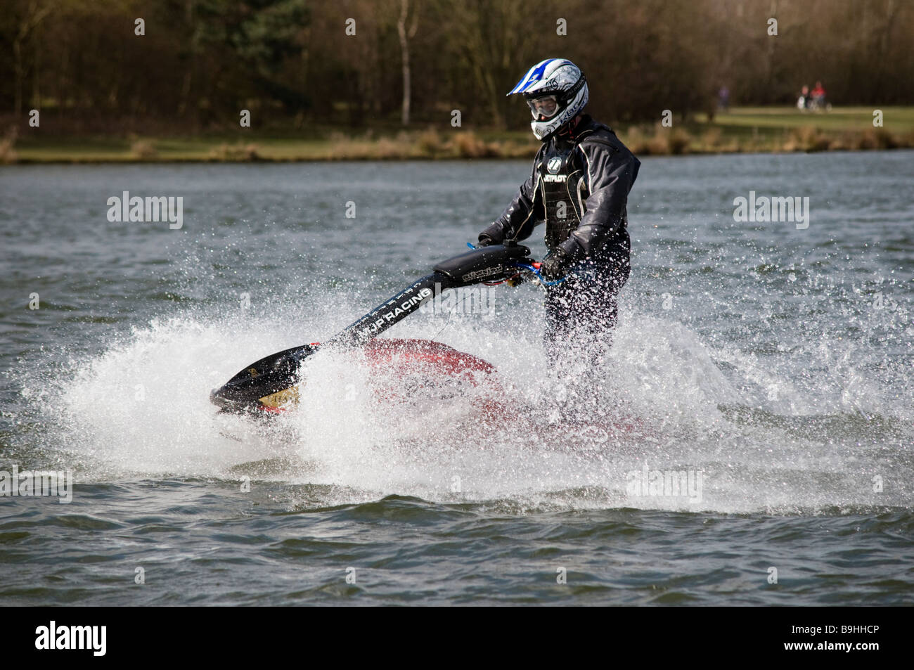 Jet Skiing in Rother Valley Country Park Rotherham South Yorkshire ...
