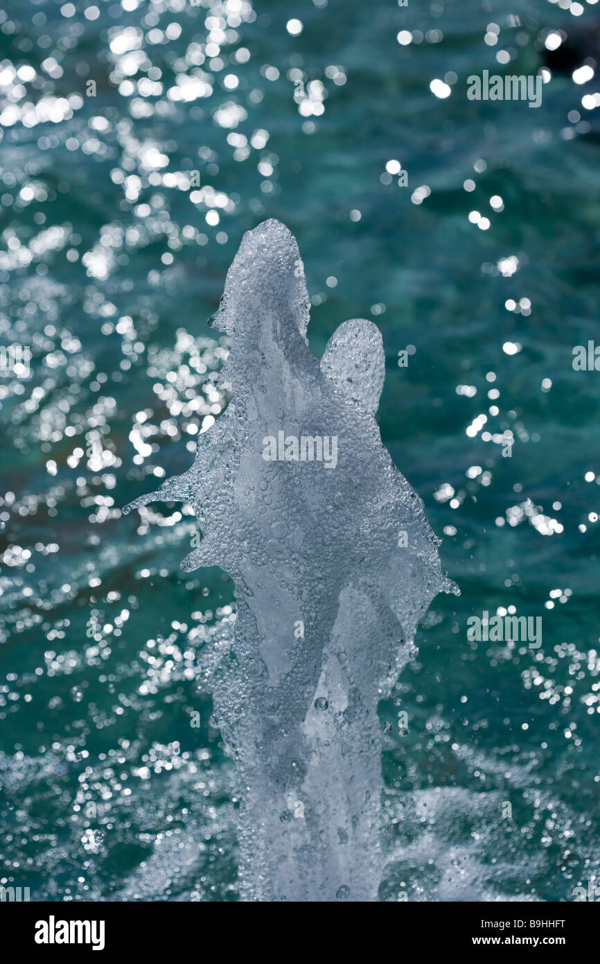 Fountains water bubbly detail Stock Photo - Alamy