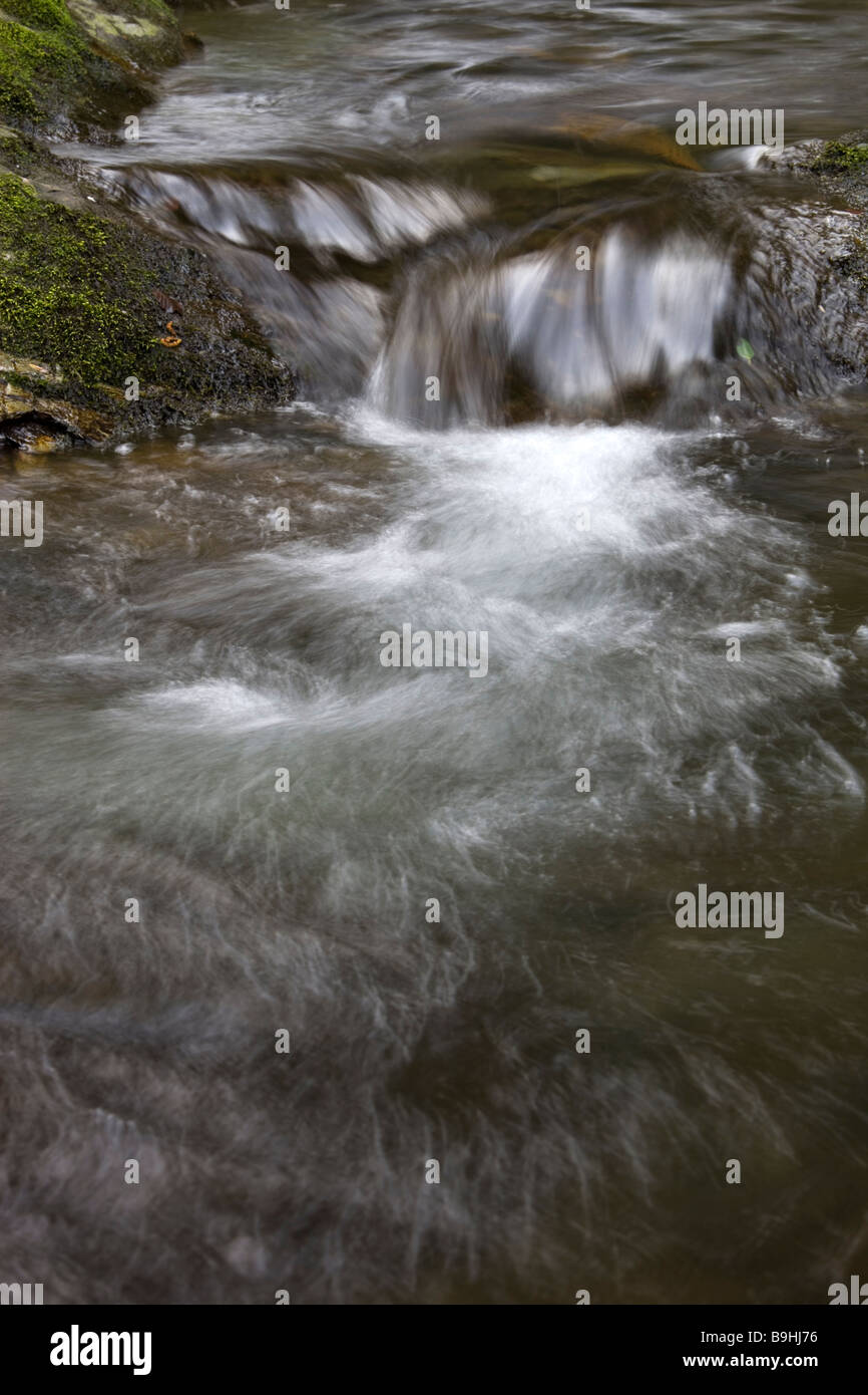 Small cascade on the River Dart Devon Stock Photo - Alamy