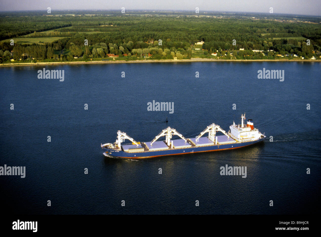 North America Canada Quebec East of Montreal St Lawrence River ship ...
