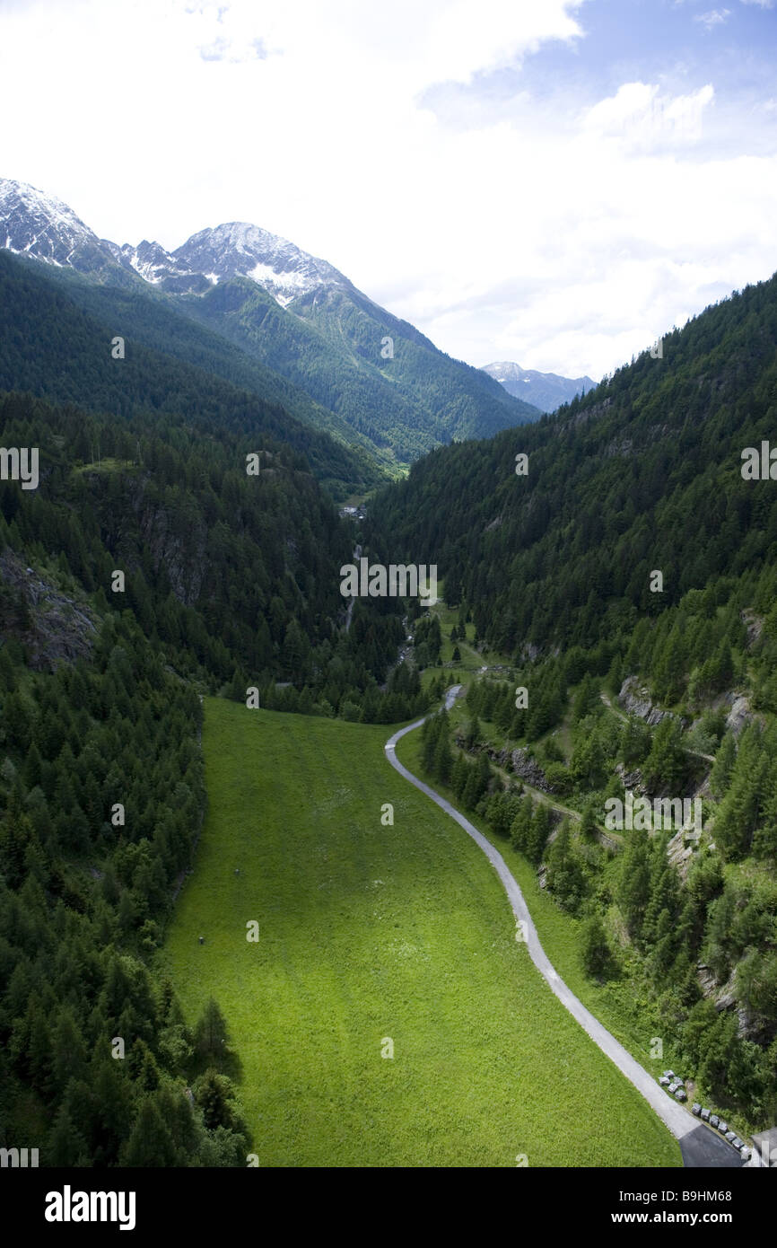 Switzerland Tessin Valle Maggia Lago Sambuco mountain-streets Hilly ...