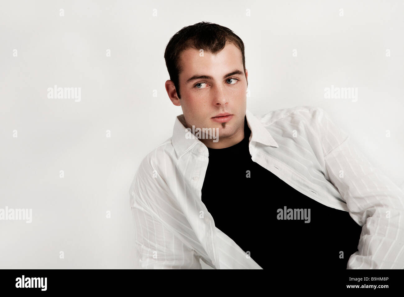 Portrait of a young man Stock Photo - Alamy
