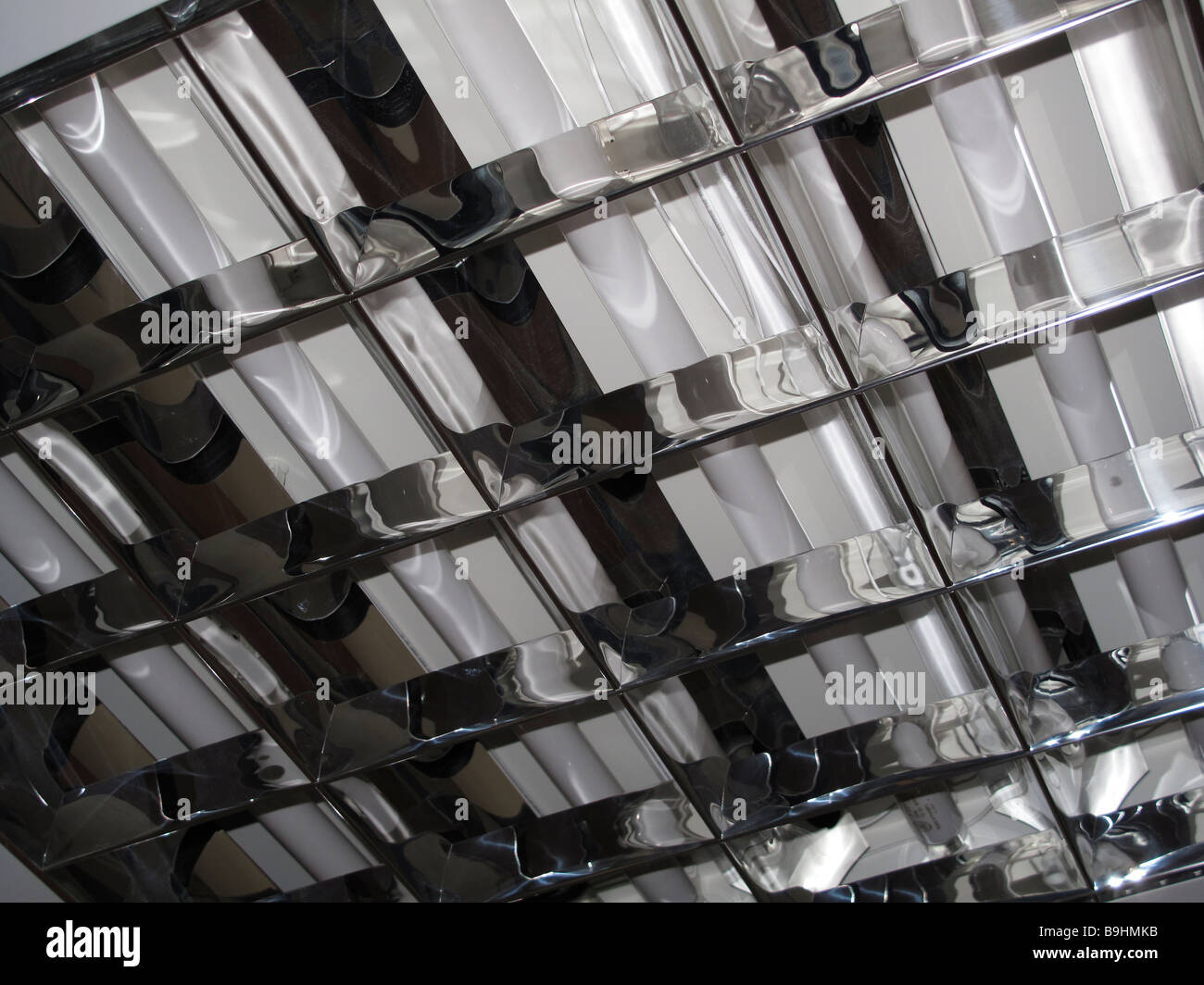 Fluorescent light fitting detail Stock Photo - Alamy
