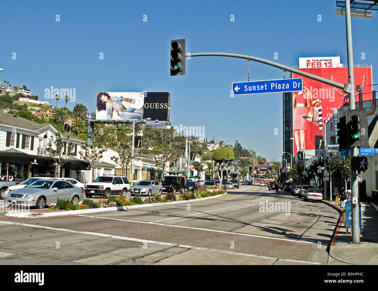 Sunset Boulevard Hollywood Los Angeles USA Stock Photo - Alamy