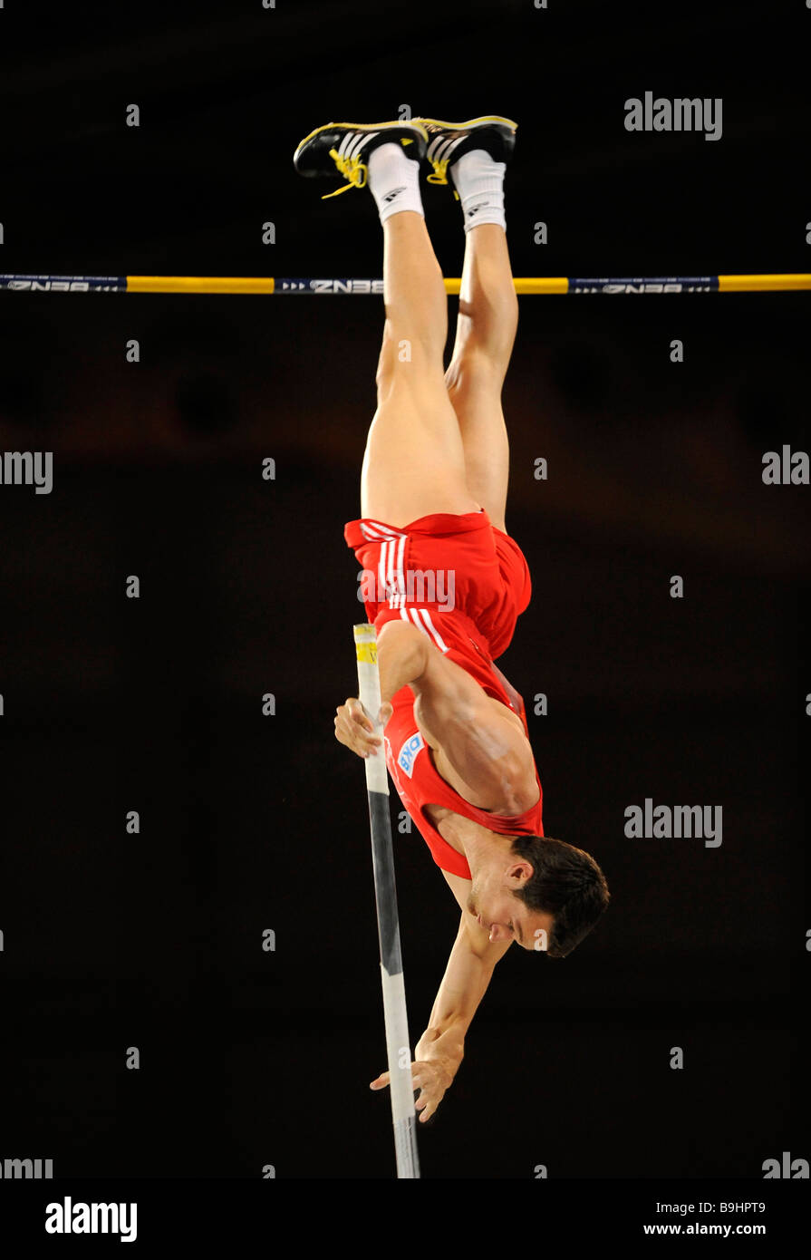 Danny Ecker GER, men's pole vault, Sparkassen-Cup 2009, Stuttgart ...