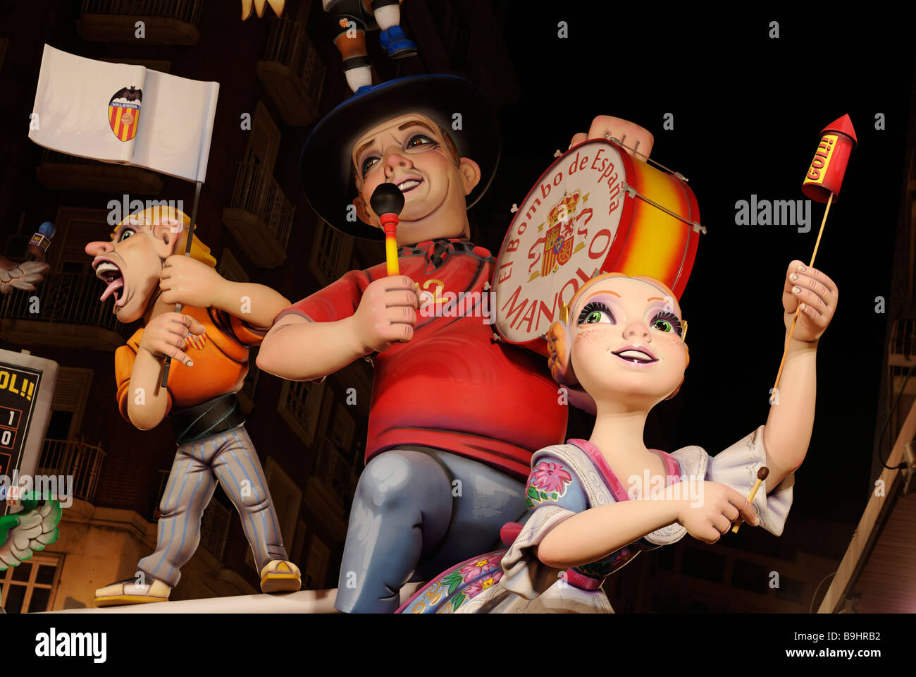 Giant Ninot sculpture built to celebrate Las Fallas festival in the ...