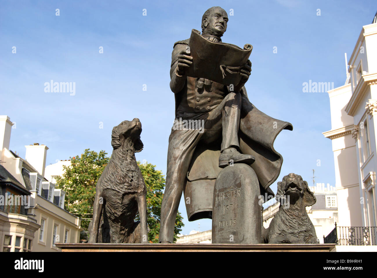 jonathan wylder's statue of sir robert grosvenor, first marquess of westminster, belgrave square ...