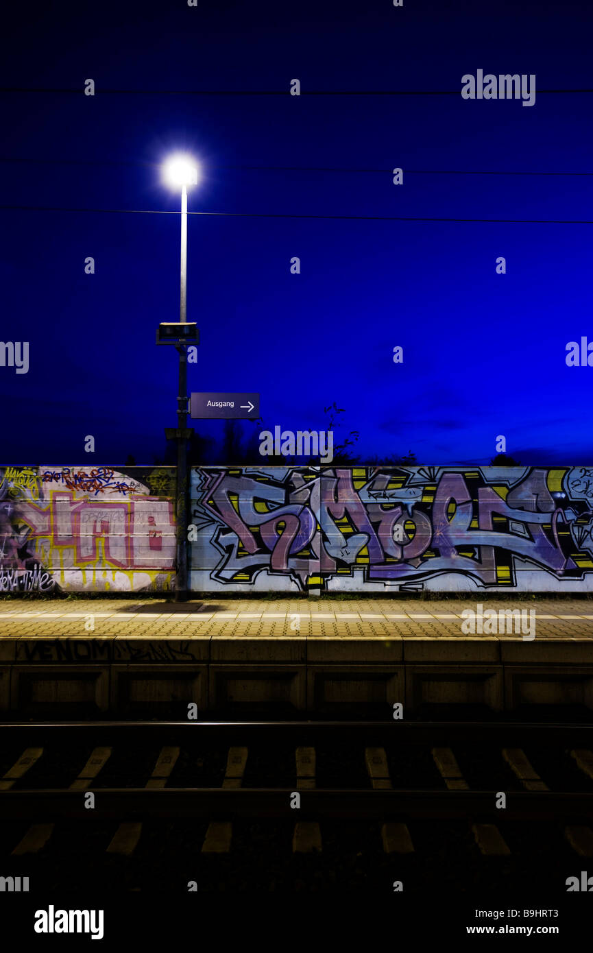 Train station with lanterns hi-res stock photography and images - Alamy