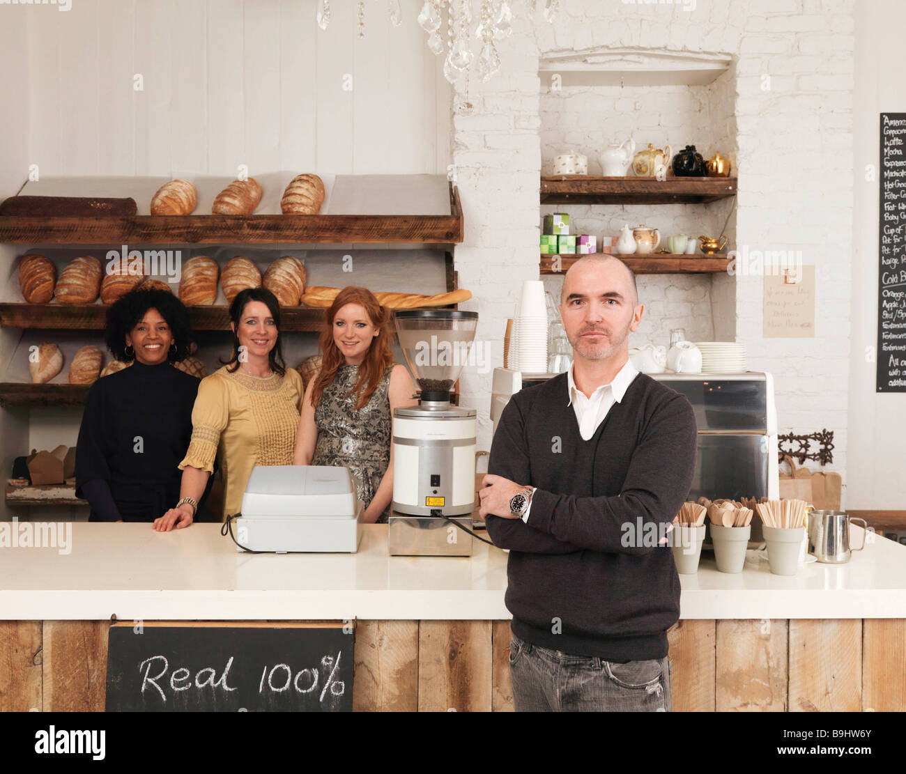 Business owner employees hi-res stock photography and images - Alamy