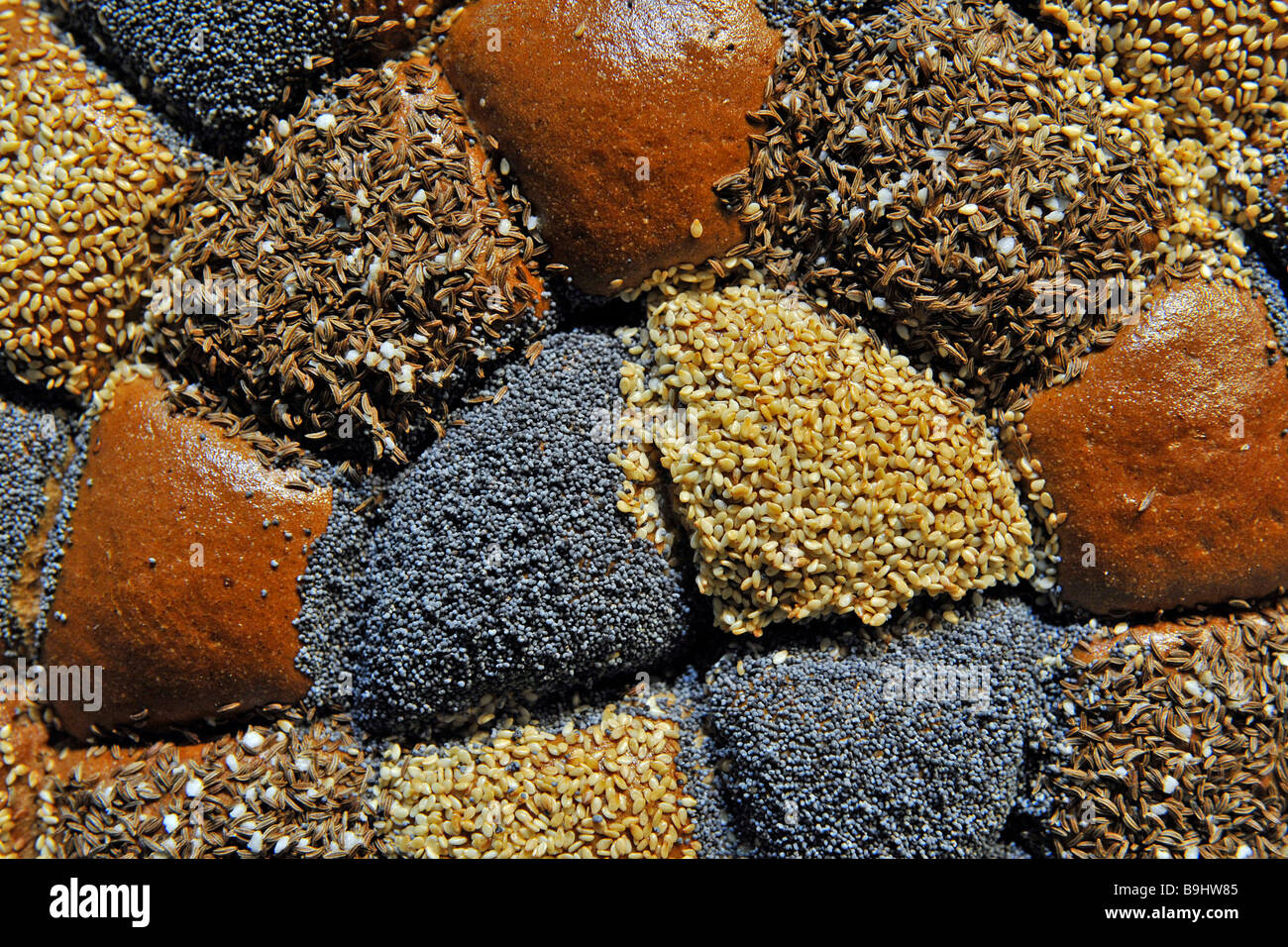 Different kinds of bread in one loaf Stock Photo - Alamy