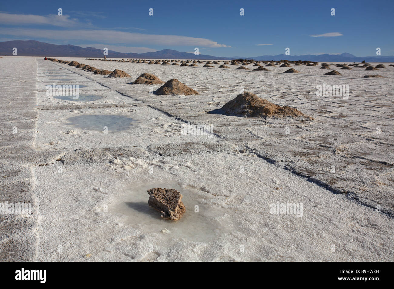 Argentina province Jujuy Andes-highland salt-desert Salinas Grande ...