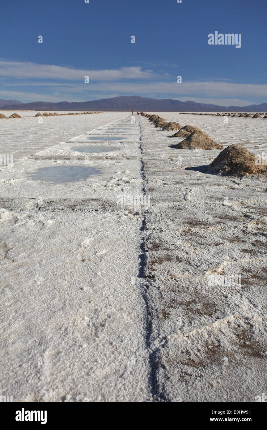 Argentina province Jujuy Andes-highland salt-desert Salinas Grande ...