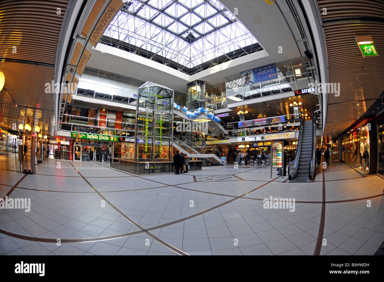 Water clock inside europa shopping hi-res stock photography and images ...