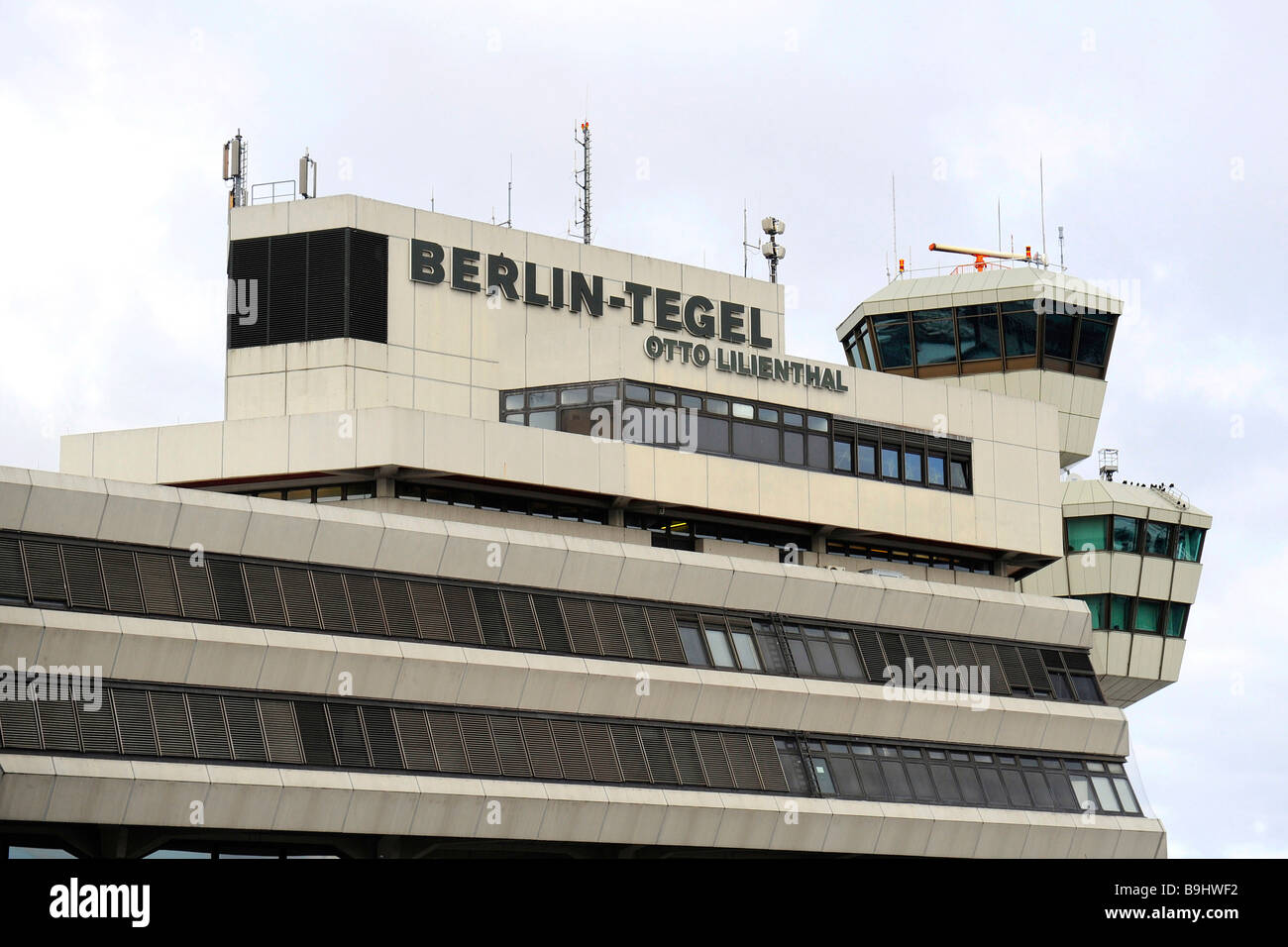 Main building with Berlin-Tegel Airport lettering, Berlin, Germany ...