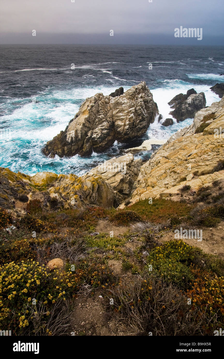 Pinnacle cove at Point Lobos state reserve, california, usa Stock Photo ...