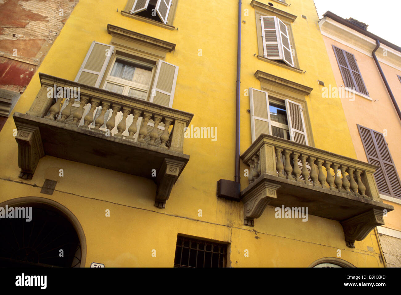Building in the old town Modena Italy Stock Photo - Alamy