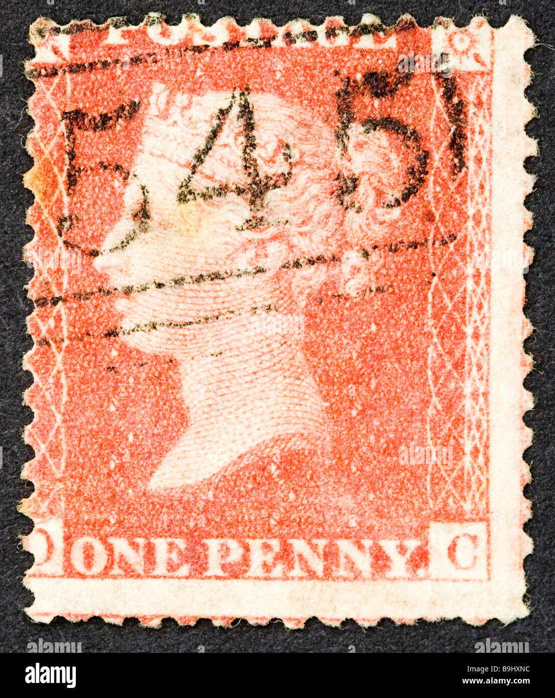 Victorian penny black stamp hi-res stock photography and images - Alamy