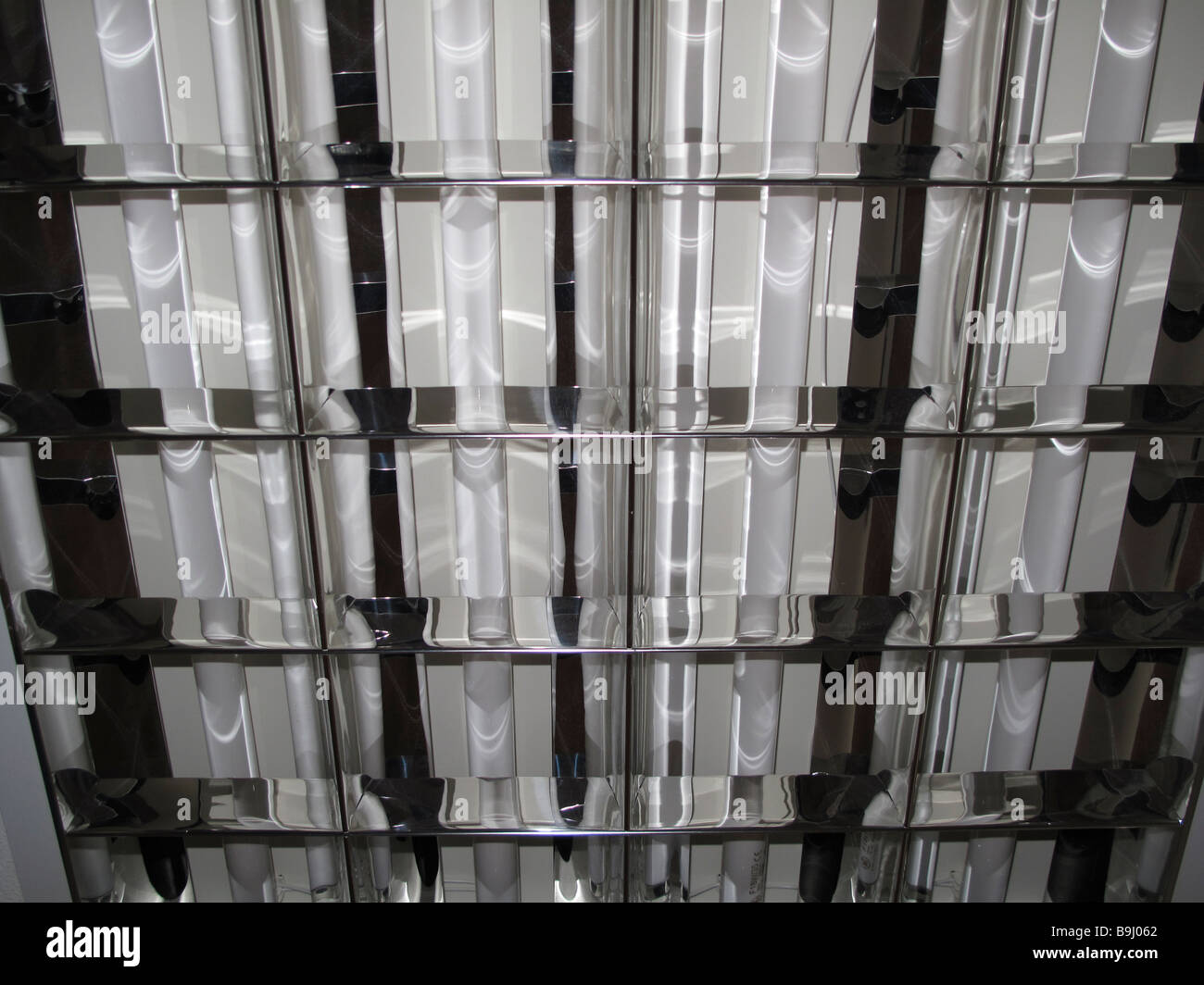 Fluorescent light fitting detail Stock Photo - Alamy