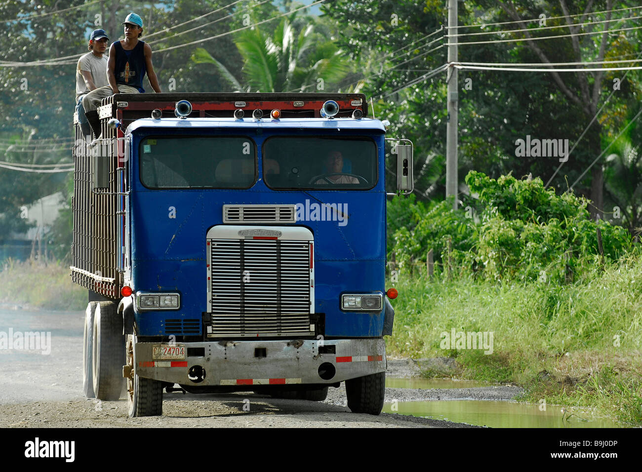 Truck, Puerto Jiménez, Osa, Puntarenas, Costa Rica, Central America ...