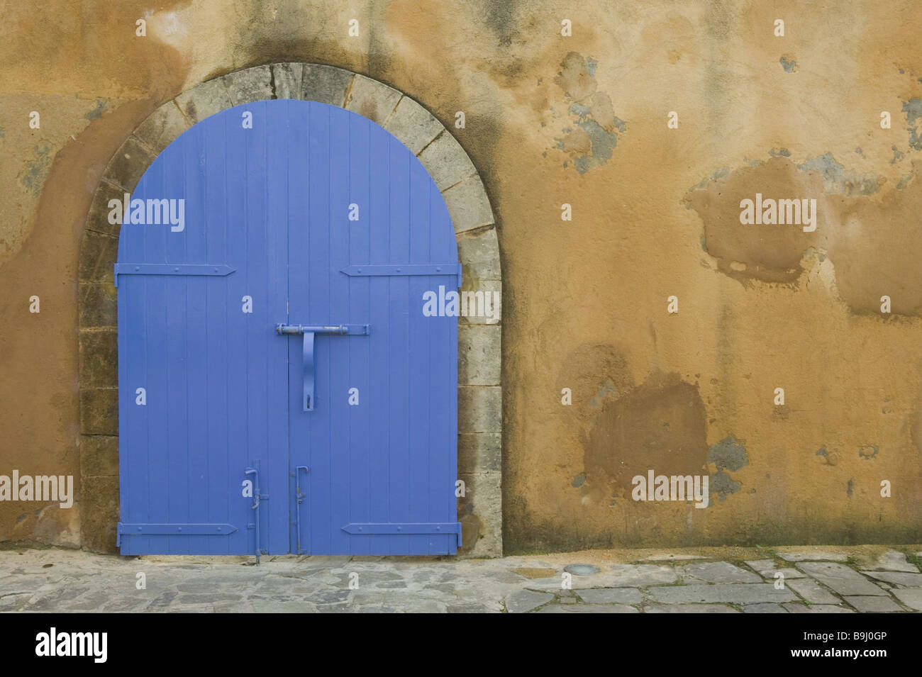 Morocco Casablanca Old Town Squala detail door blue city sight old ...