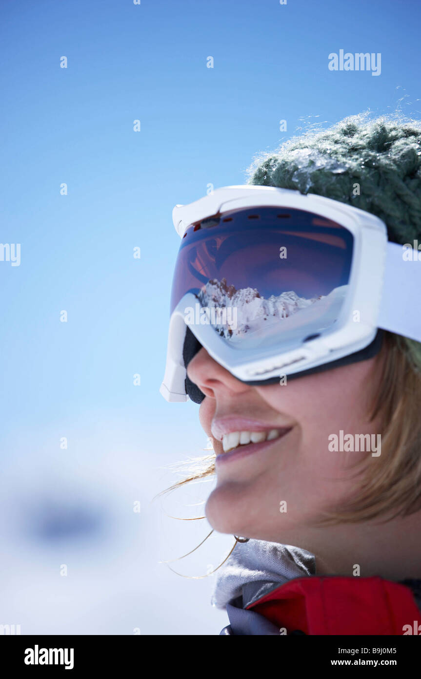 Young Woman Wearing Ski Goggles High Resolution Stock Photography and ...