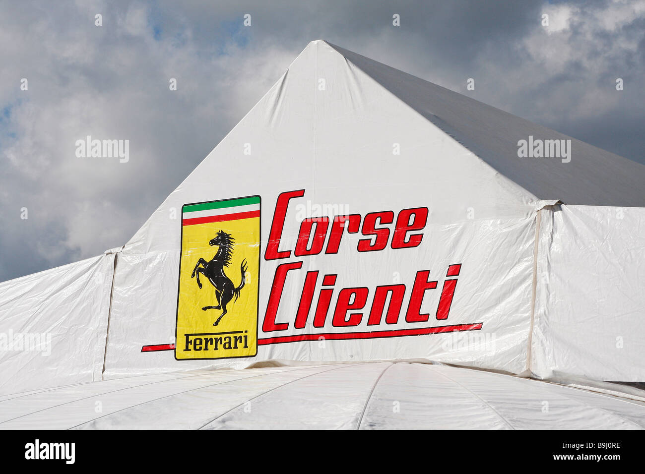 Tent for Ferrari clients, Ferrari Days 2008, Nuerburgring, Rhineland ...