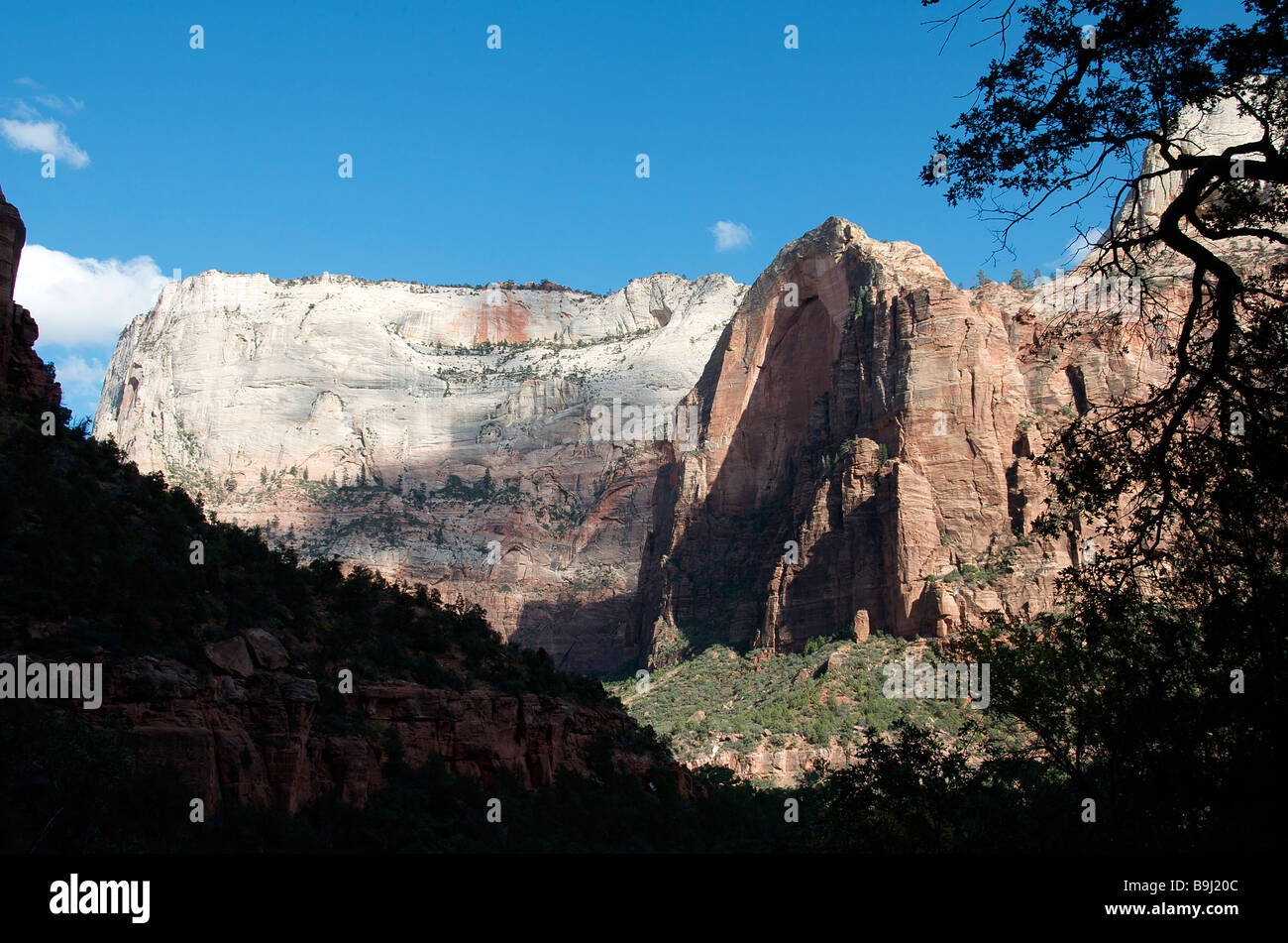 The Sentinel Zion National Park Utah USA Stock Photo - Alamy