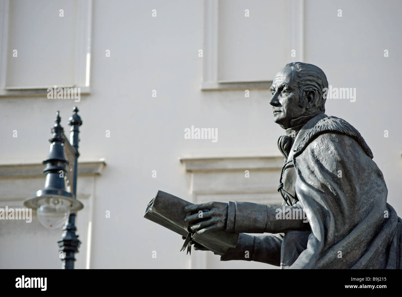 detail of jonathan wylder's statue of sir robert grosvenor, first marquess of westminster ...