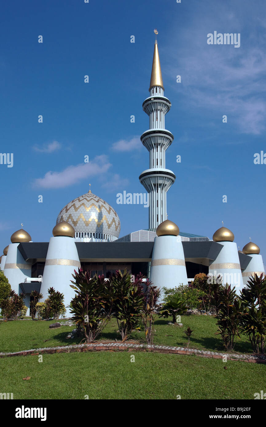 The Sabah State Mosque in Kota Kinabalu Malaysia Stock Photo - Alamy