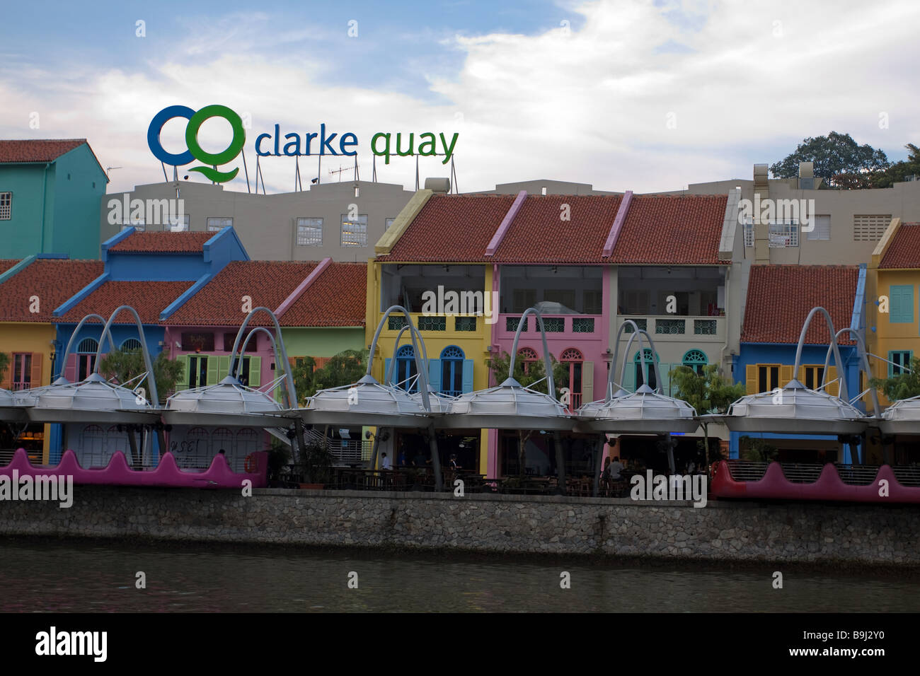 Clarke Quay in Singapore Stock Photo - Alamy