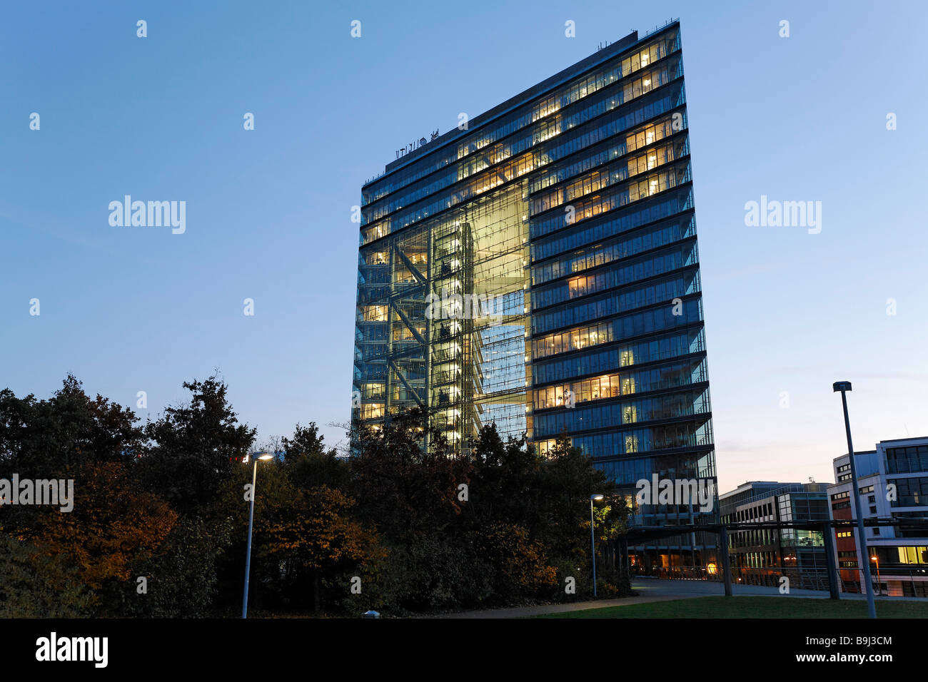 Office Building Stadttor Dusseldorf Germany High Resolution Stock ...