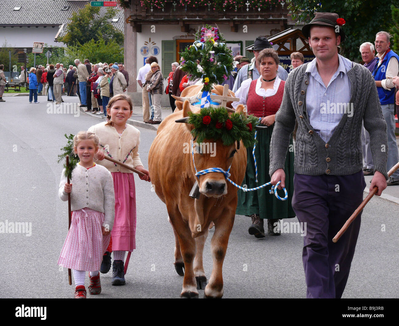 Shepherd and cow hi-res stock photography and images - Alamy