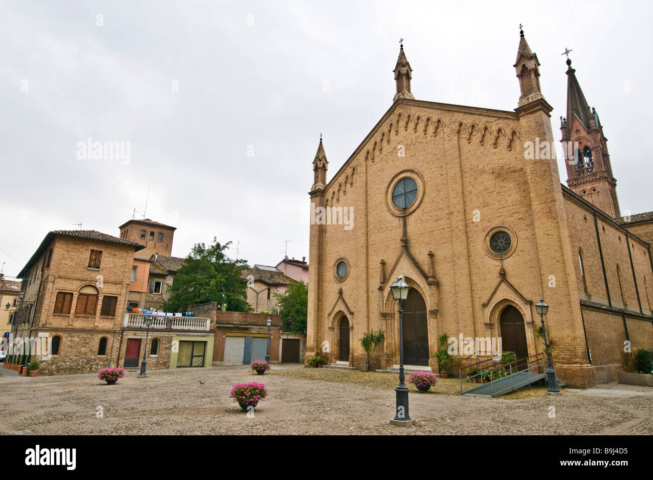 Church Castelvetro Modena Italy Stock Photo - Alamy