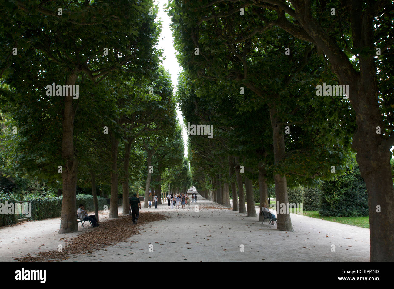 Walking through the Jardin des Plants in Paris France Saturday July 21 ...