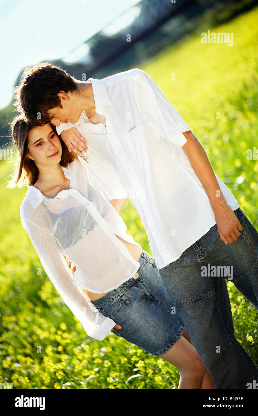 Young pair in love Stock Photo - Alamy
