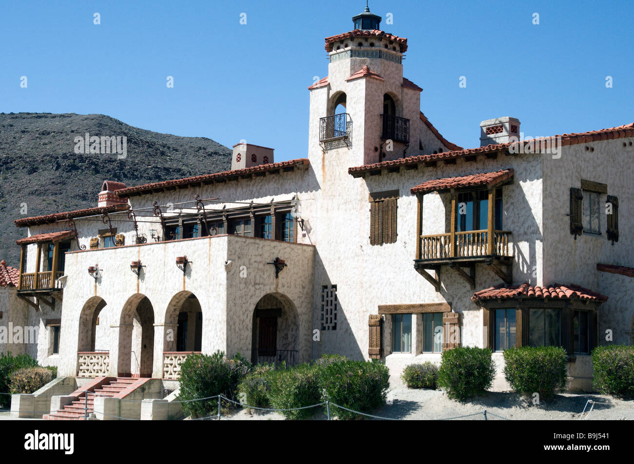 "Scotty's Castle" hotel resort in Death Valley Nation Park, California ...
