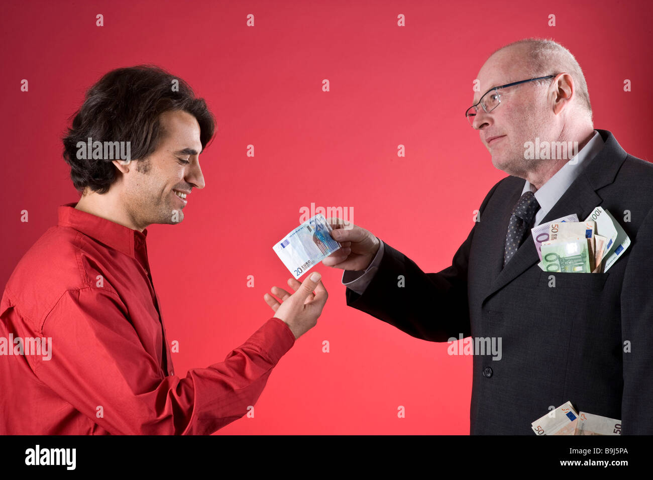 Rich man stands hi-res stock photography and images - Alamy