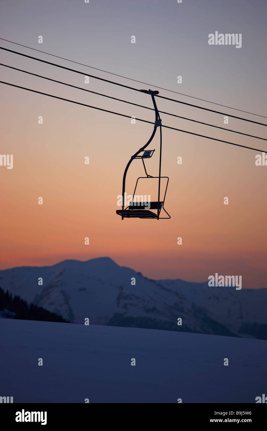 Single chair from chair lift hi-res stock photography and images - Alamy