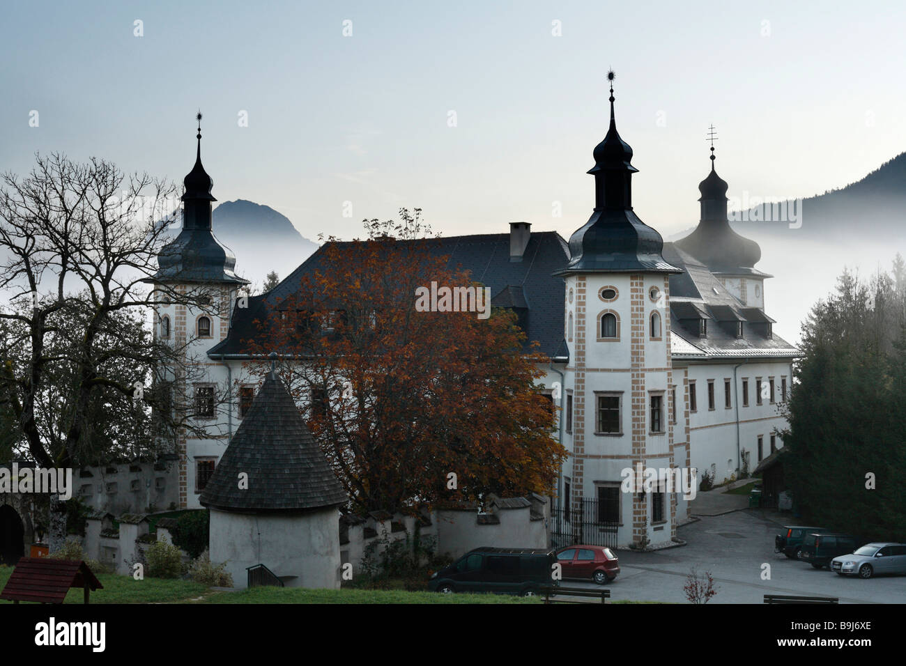Schloss Roethelstein Castle in Admont, Styria, Austria, Europe Stock ...