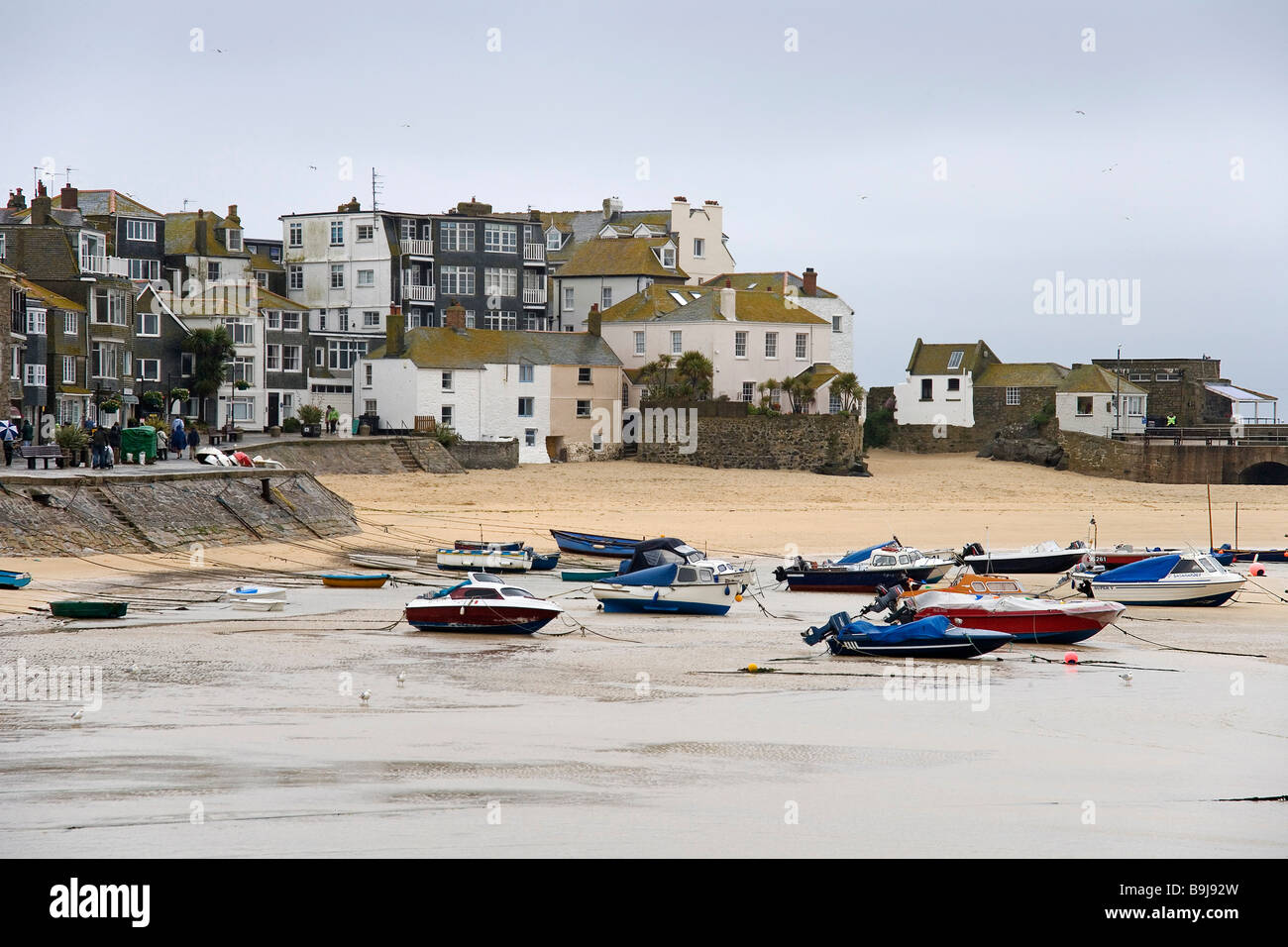 St. Ives Harbour, Cornwall, Great Britain, Europe Stock Photo - Alamy
