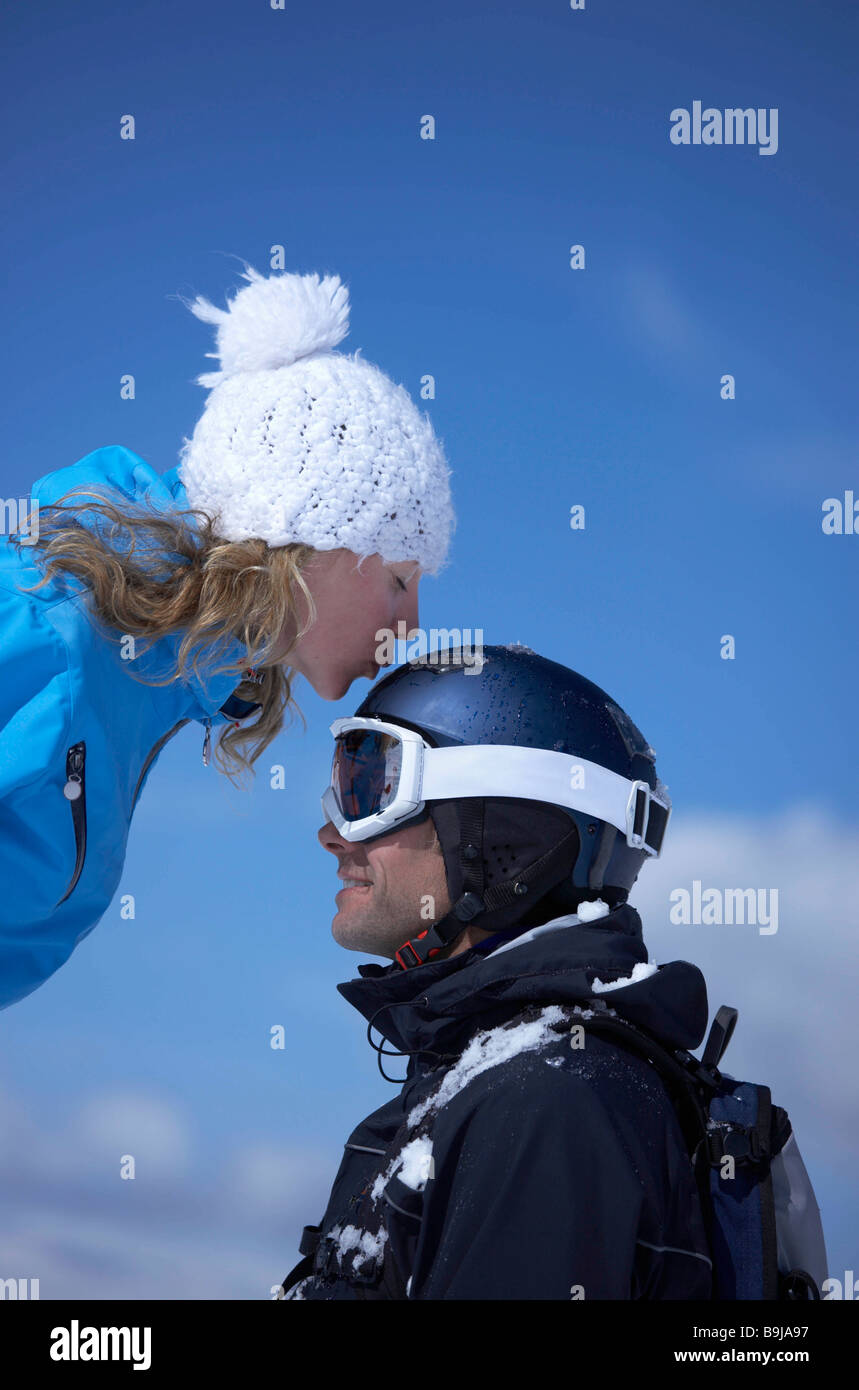 Couple kissing lift hi-res stock photography and images - Alamy