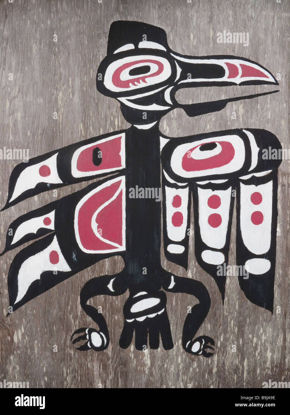Northwest native art raven High Resolution Stock Photography and Images ...