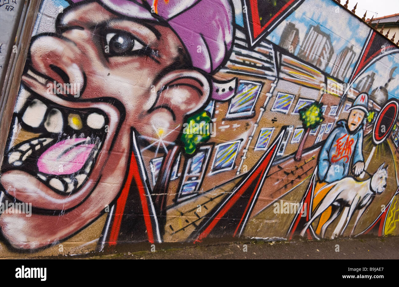 Artwork graffiti cartoon hi-res stock photography and images - Alamy