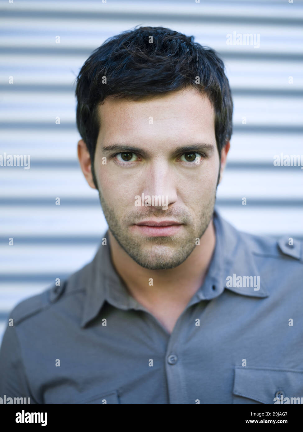 Man attractively seriously portrait Stock Photo - Alamy