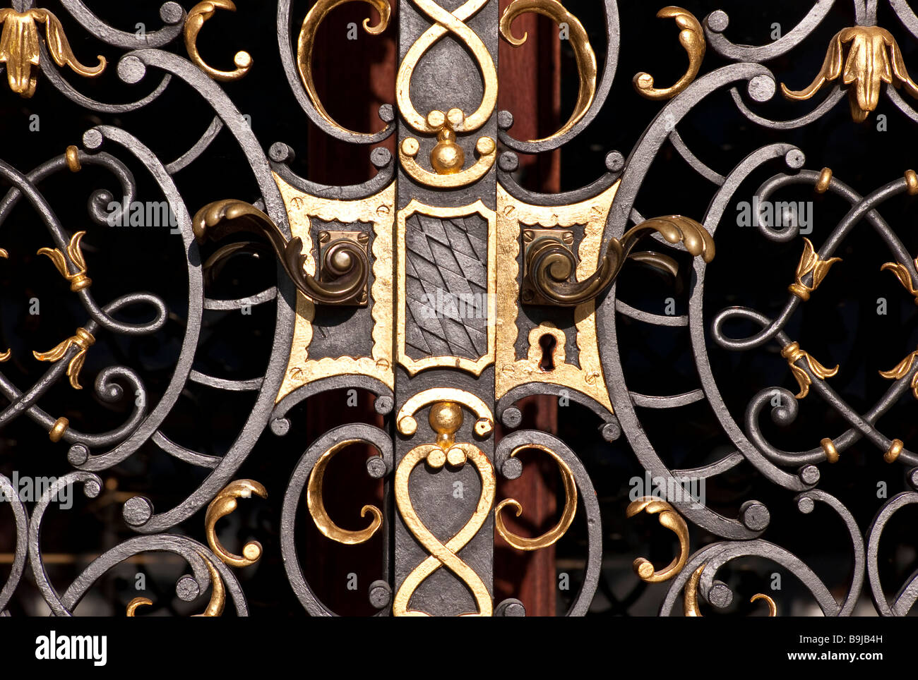 Wrought Iron Gate High Resolution Stock Photography and Images - Alamy