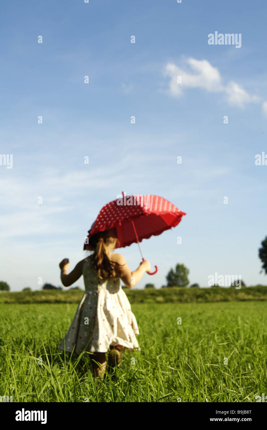 Girl parasol hi-res stock photography and images - Alamy