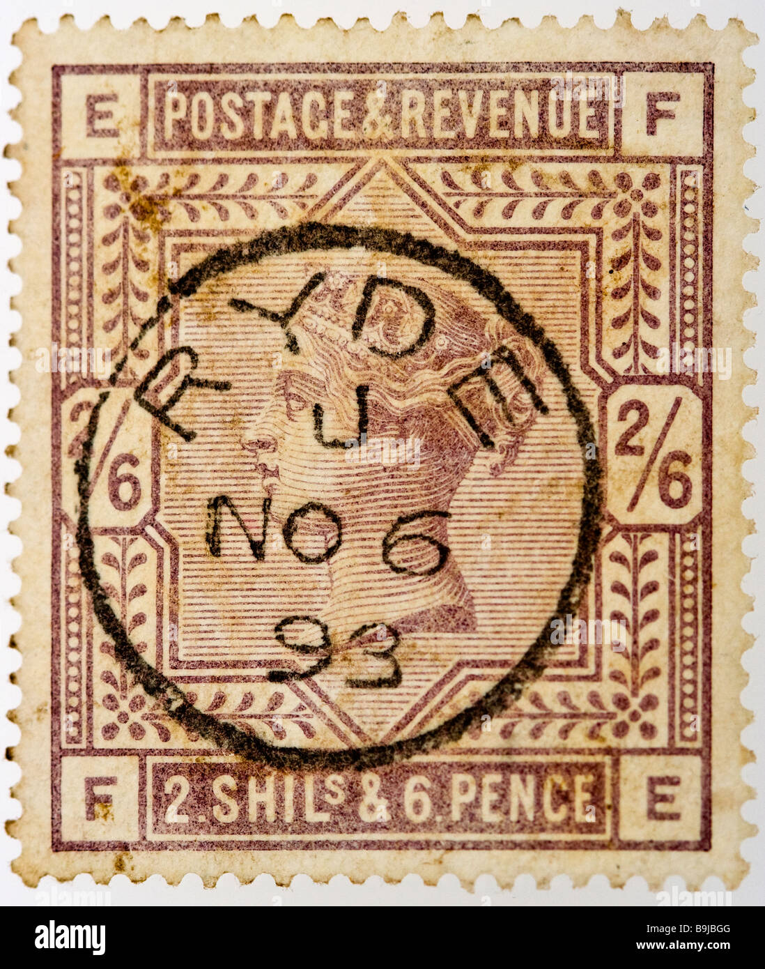 Penny lilac postage stamp queen victoria hi-res stock photography and ...